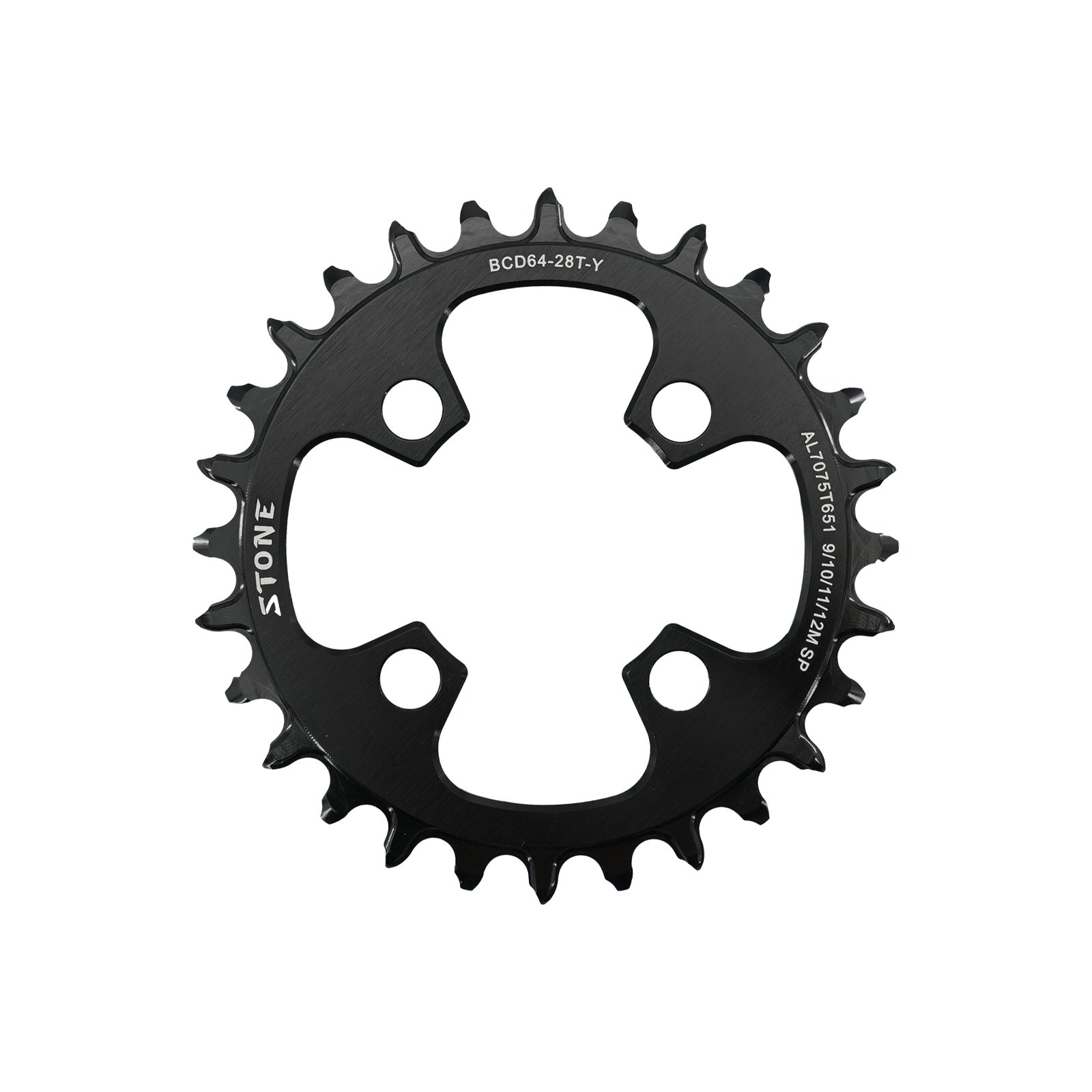 Stone 64bcd chainring round narrow wide tooth - Stone Chainrings – The ...