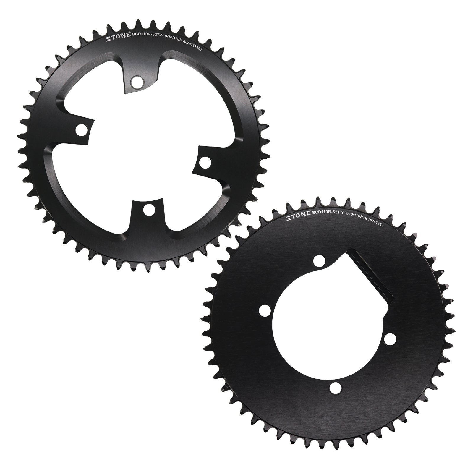 Stone Round Chainring 110 BCD for Shimano R7000 R8000 R9100 - Stone ...