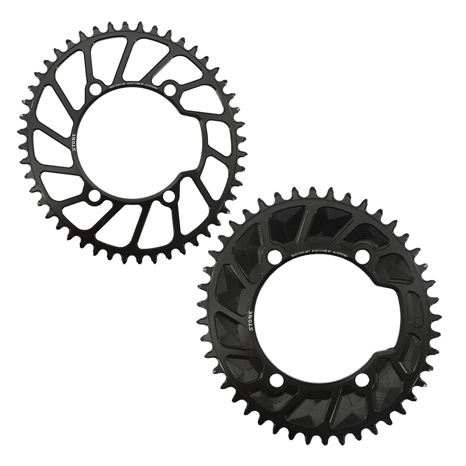 Stone Chainring 110 BCD for Shimano 5800 6800 4700 9000 Oval - Stone ...