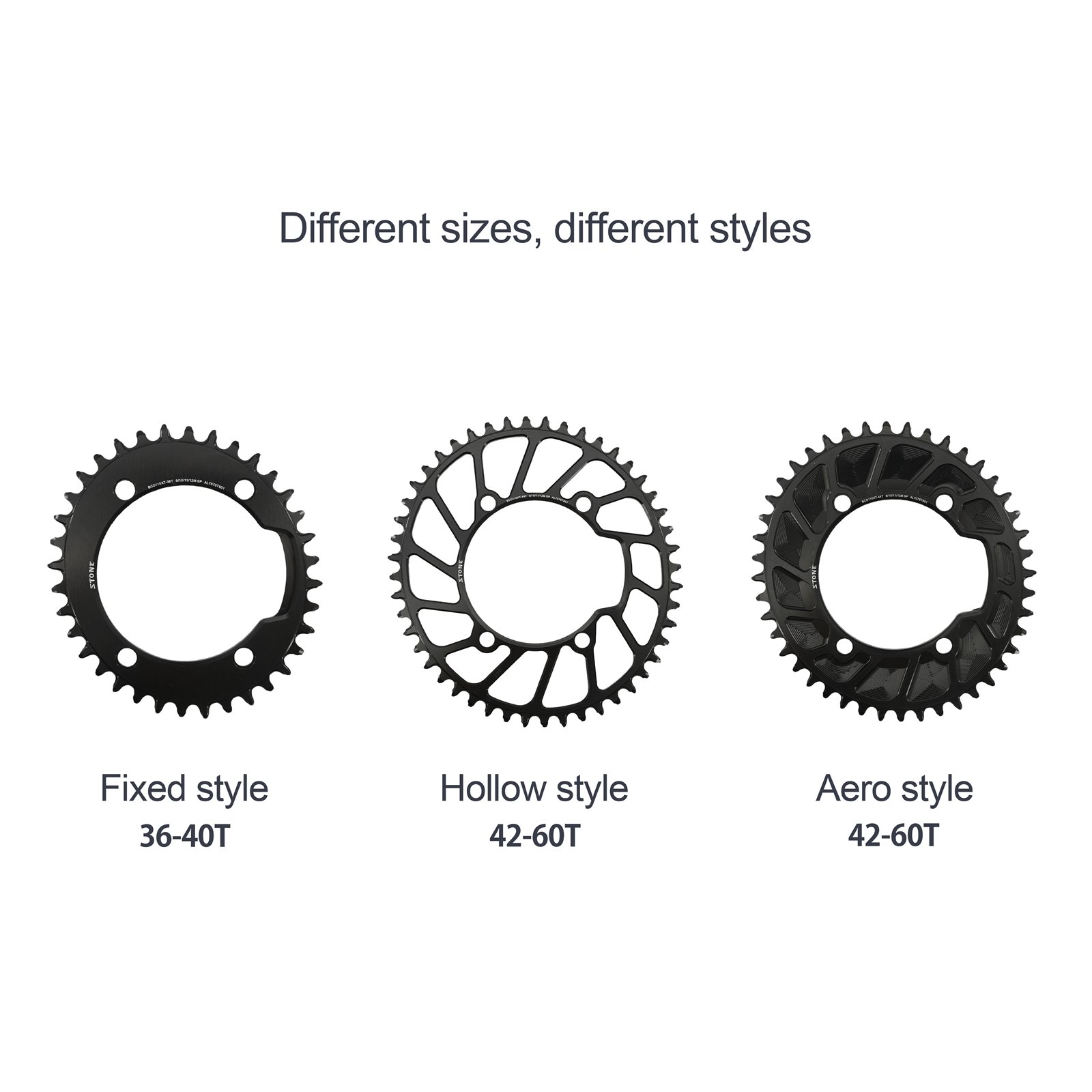 Stone Chainring 110 BCD for Shimano 5800 6800 4700 9000 Oval - Stone ...