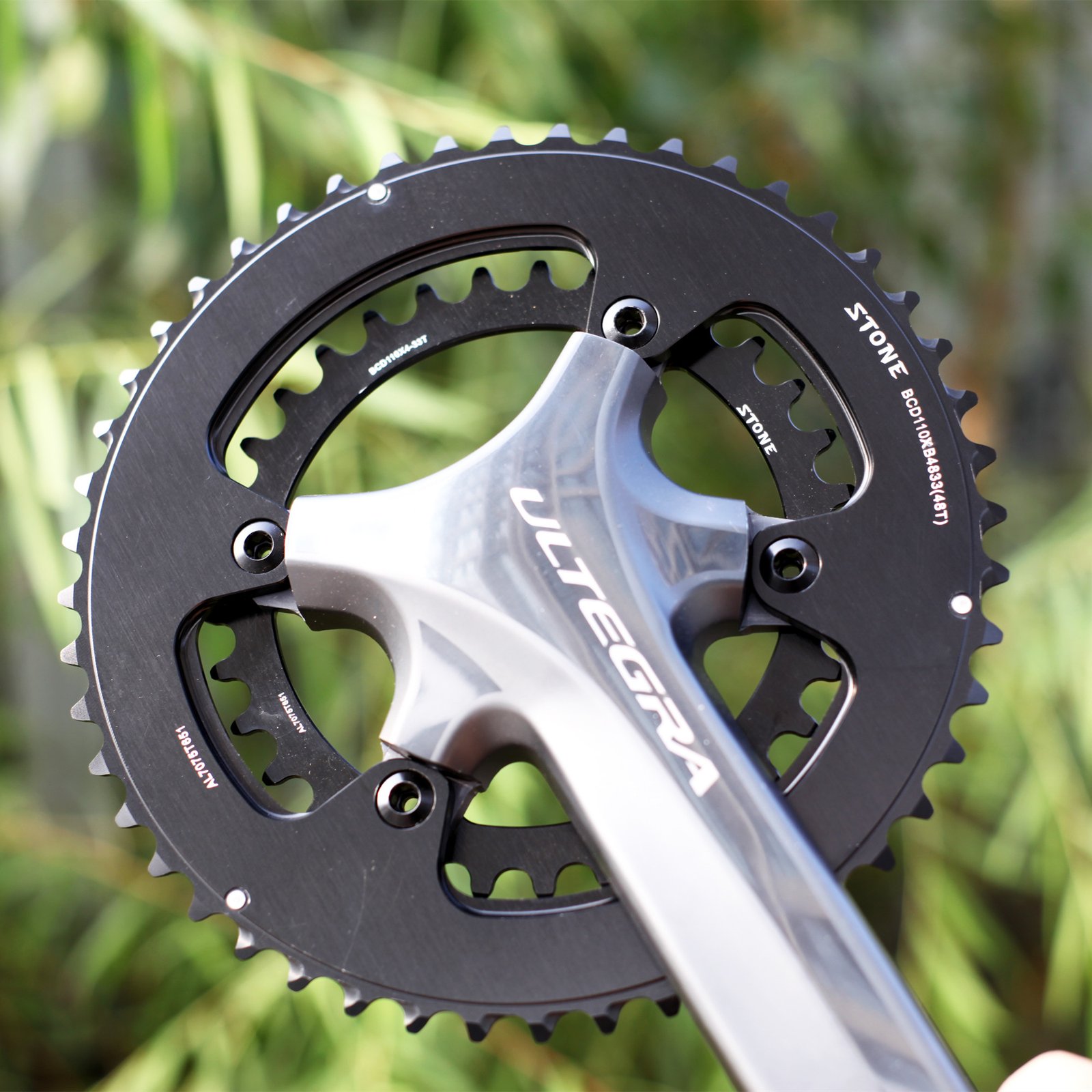 Stone 110bcd Double Chainring for Shimano 4700 5800 6800 9000 for Rotor ...