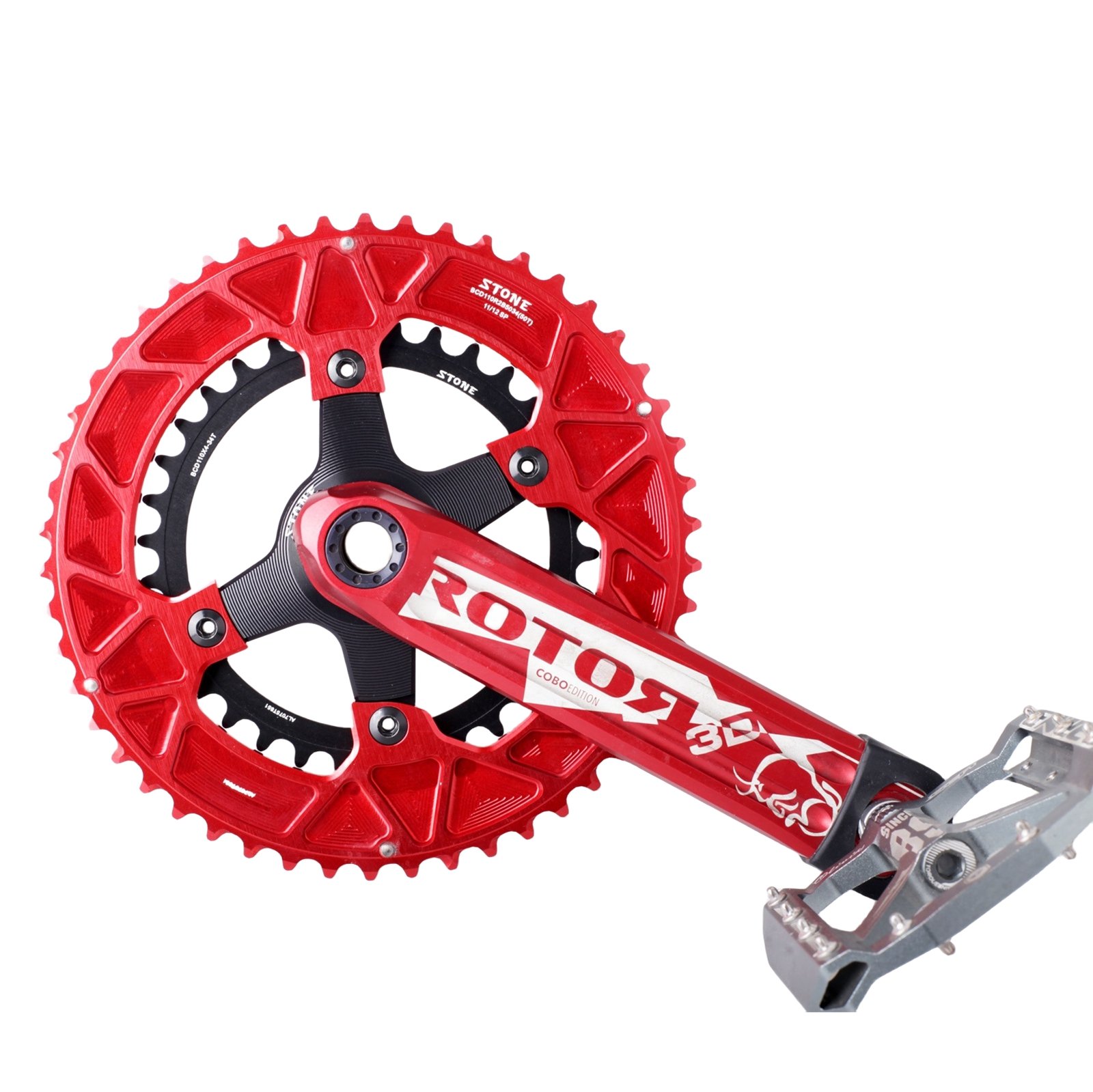 STONE spider for ROTOR 24mm old model crankset to 110bcd single double ...