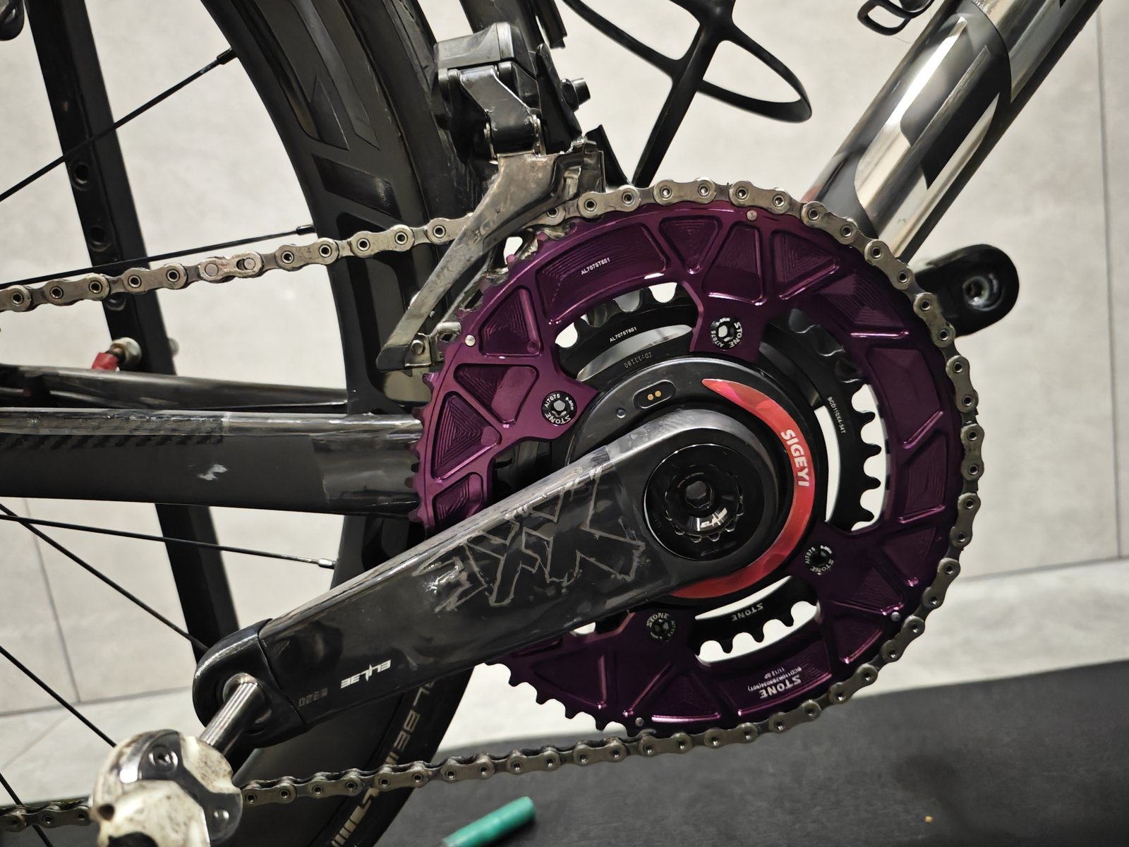 Stone 110bcd Colors Round Double Chainring 12s for Shimano 105 R7100 UT ...